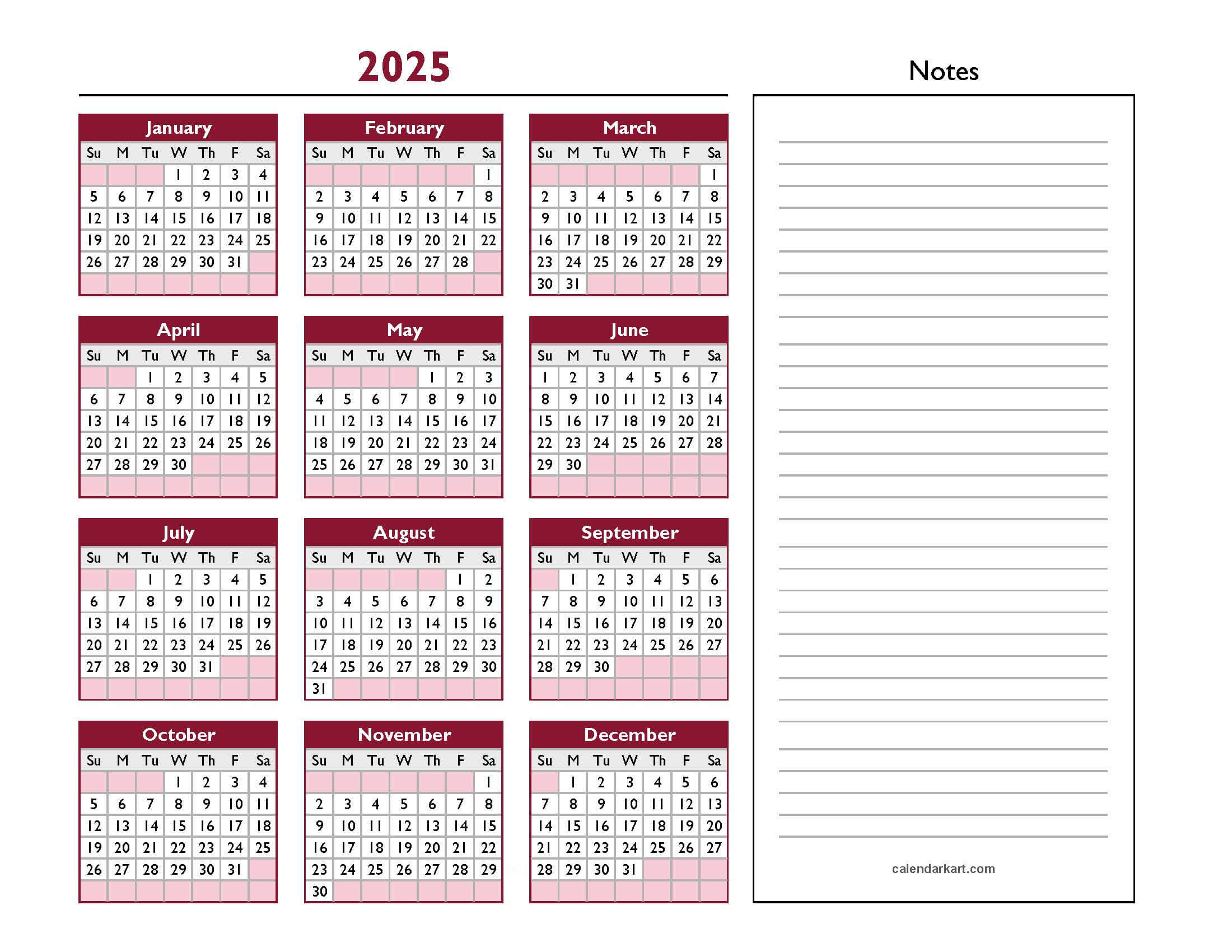 2025 Calendar Excel 2025 Calendar Excel