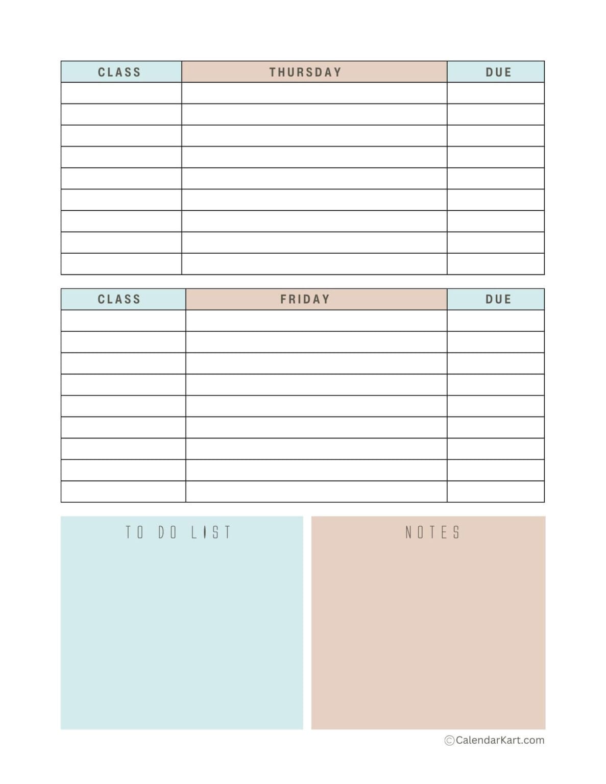 Best Weekly Planners for Students | Calendarkart