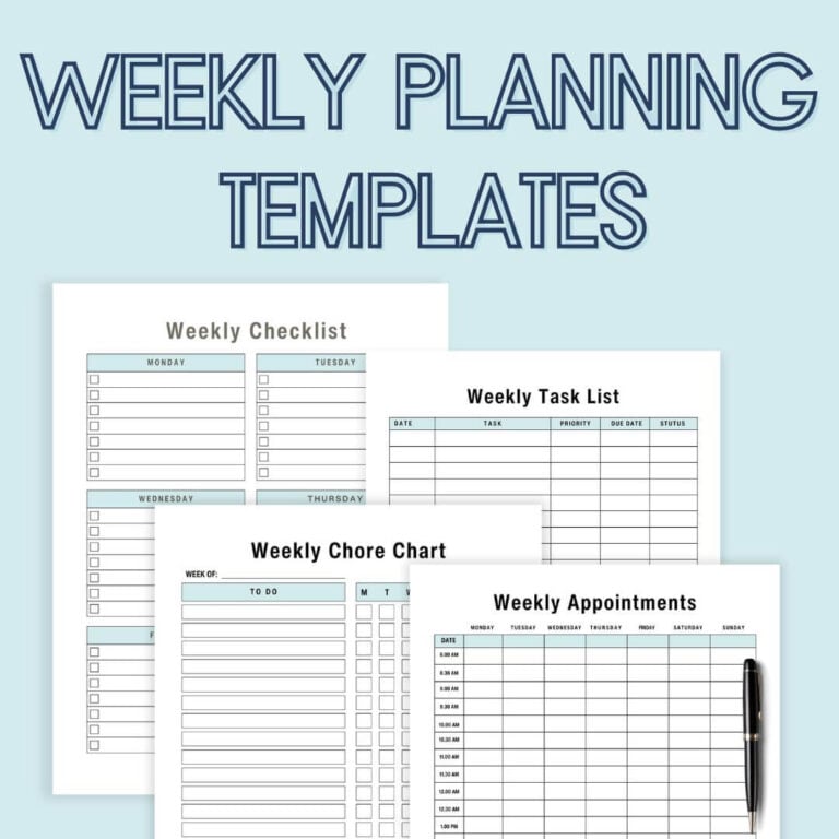 Free Printable Hourly Planner Template