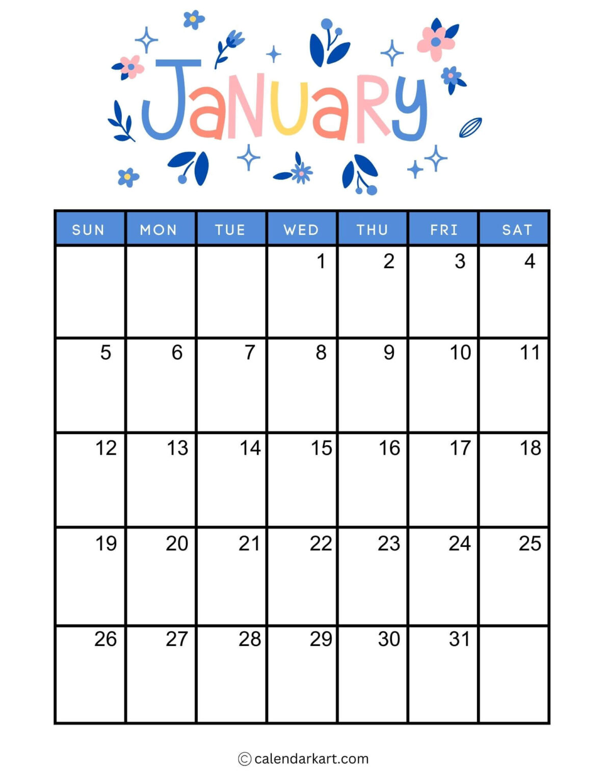 Free Printable Monthly Planner Templates - CalendarKart