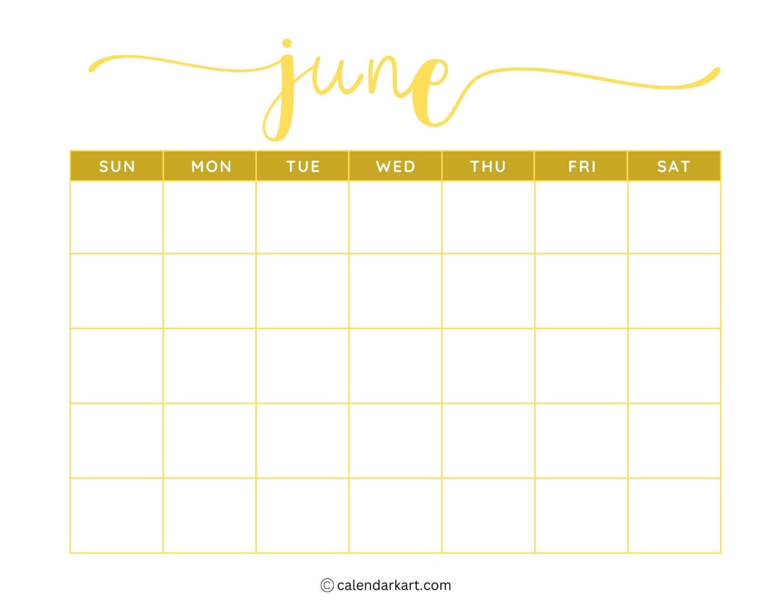 Printable Monthly, Weekly And Yearly Blank Calendar Templates