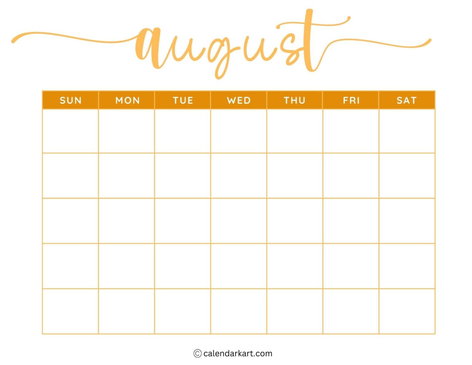 Printable Monthly, Weekly And Yearly Blank Calendar Templates