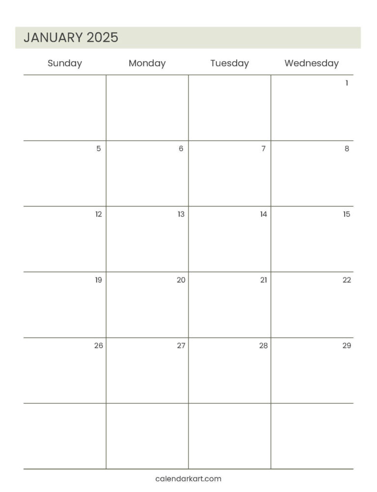 Free Printable 2025 Planner PDF | CalendarKart