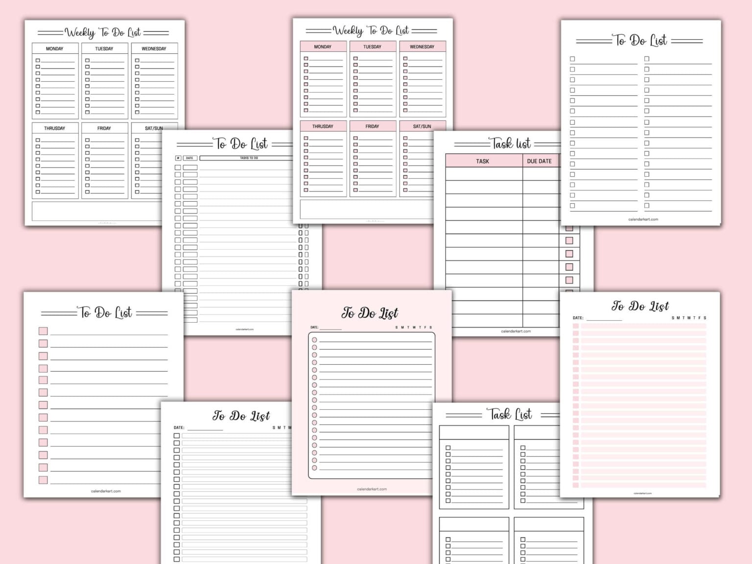 Free Printable To-Do List Templates – Stay Organized Daily
