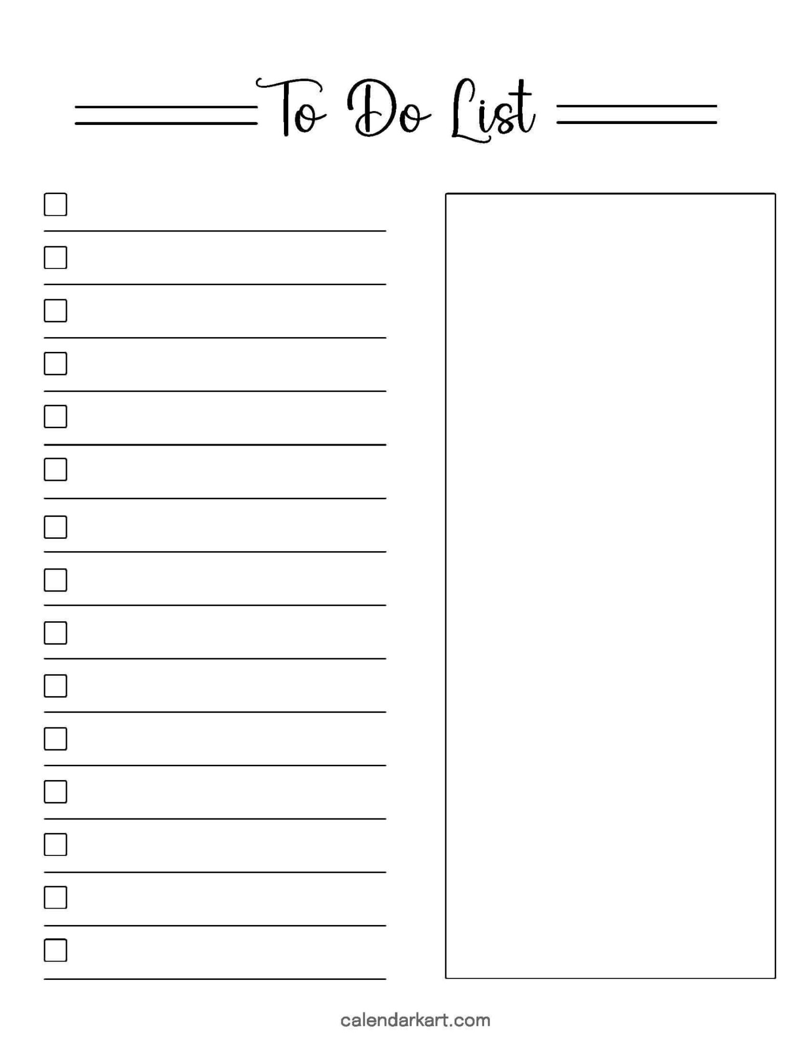 Free Printable To-Do List Templates – Stay Organized Daily