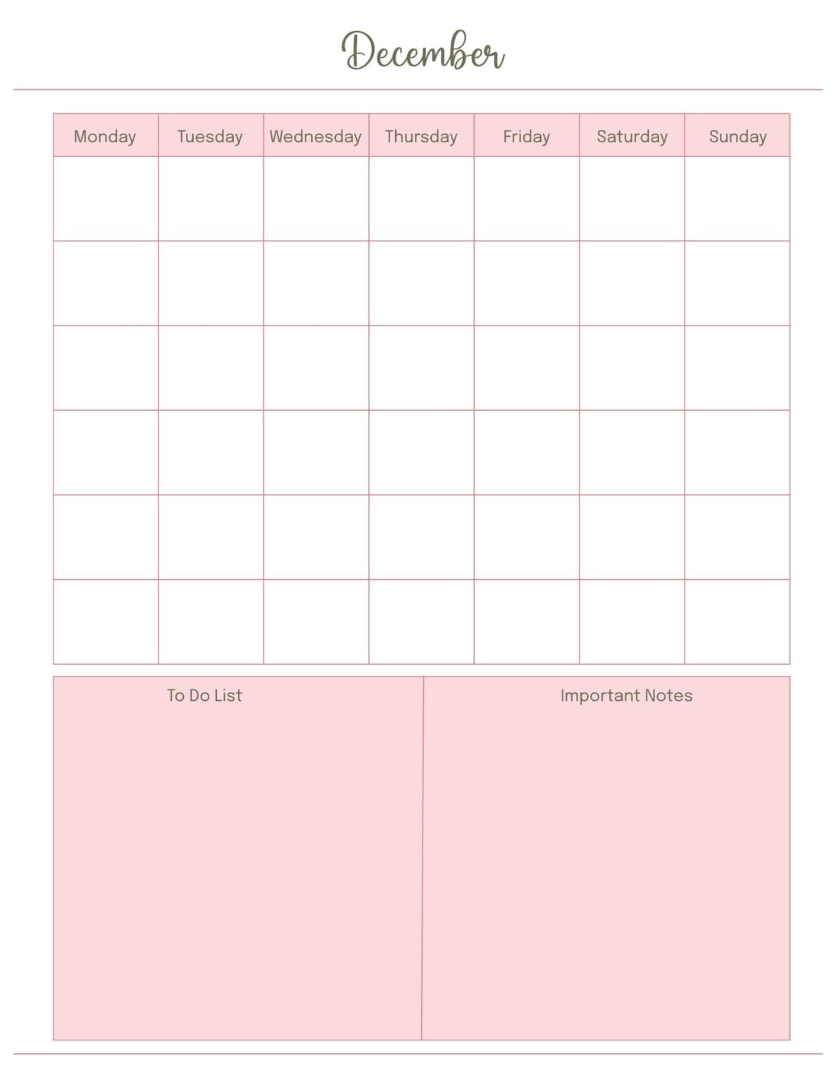 Teacher Planner – Free Printable Planner Templates