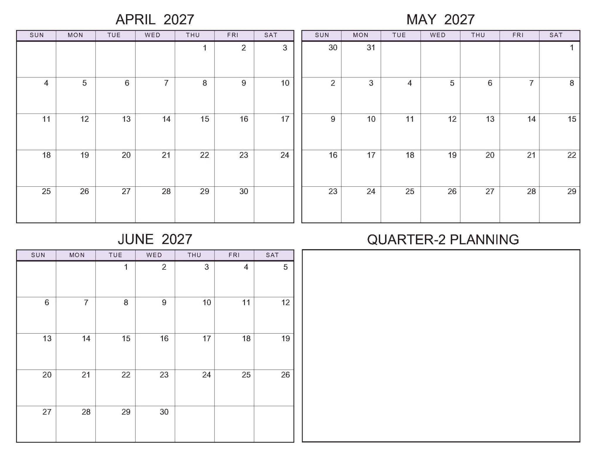 Free Printable 2026 Calendars | Monthly & Weekly Templates