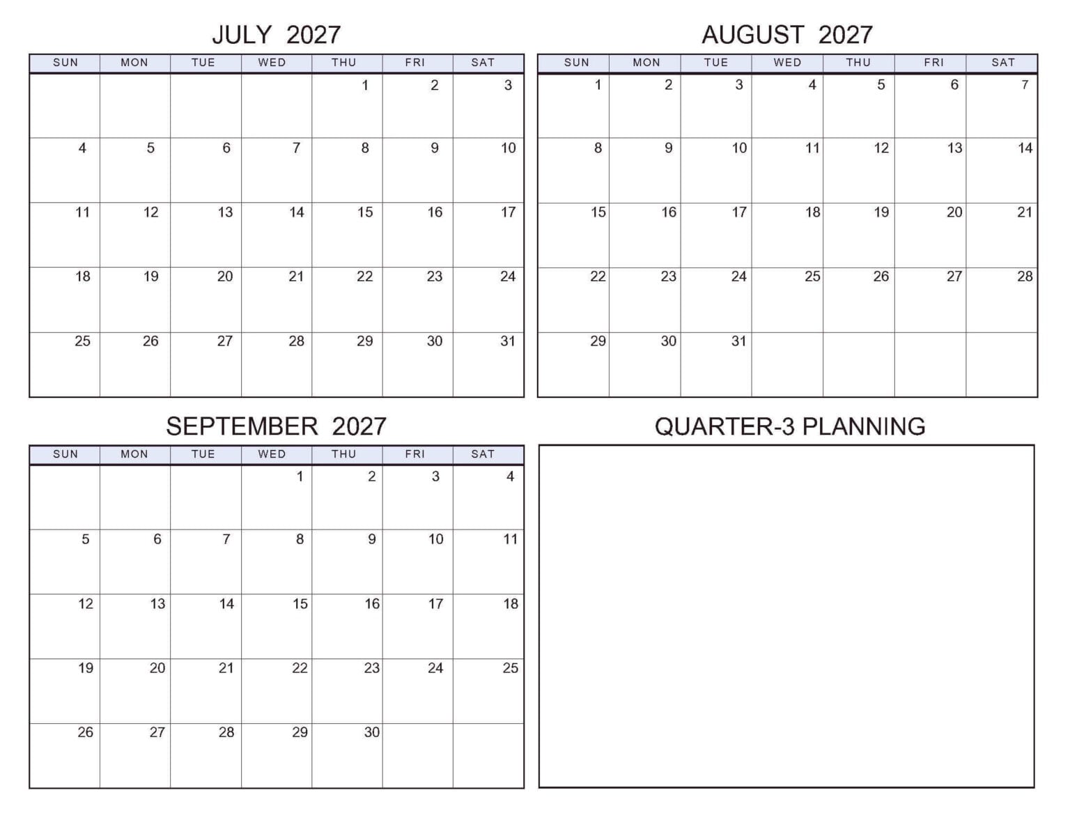 Free Printable 2026 Calendars | Monthly & Weekly Templates