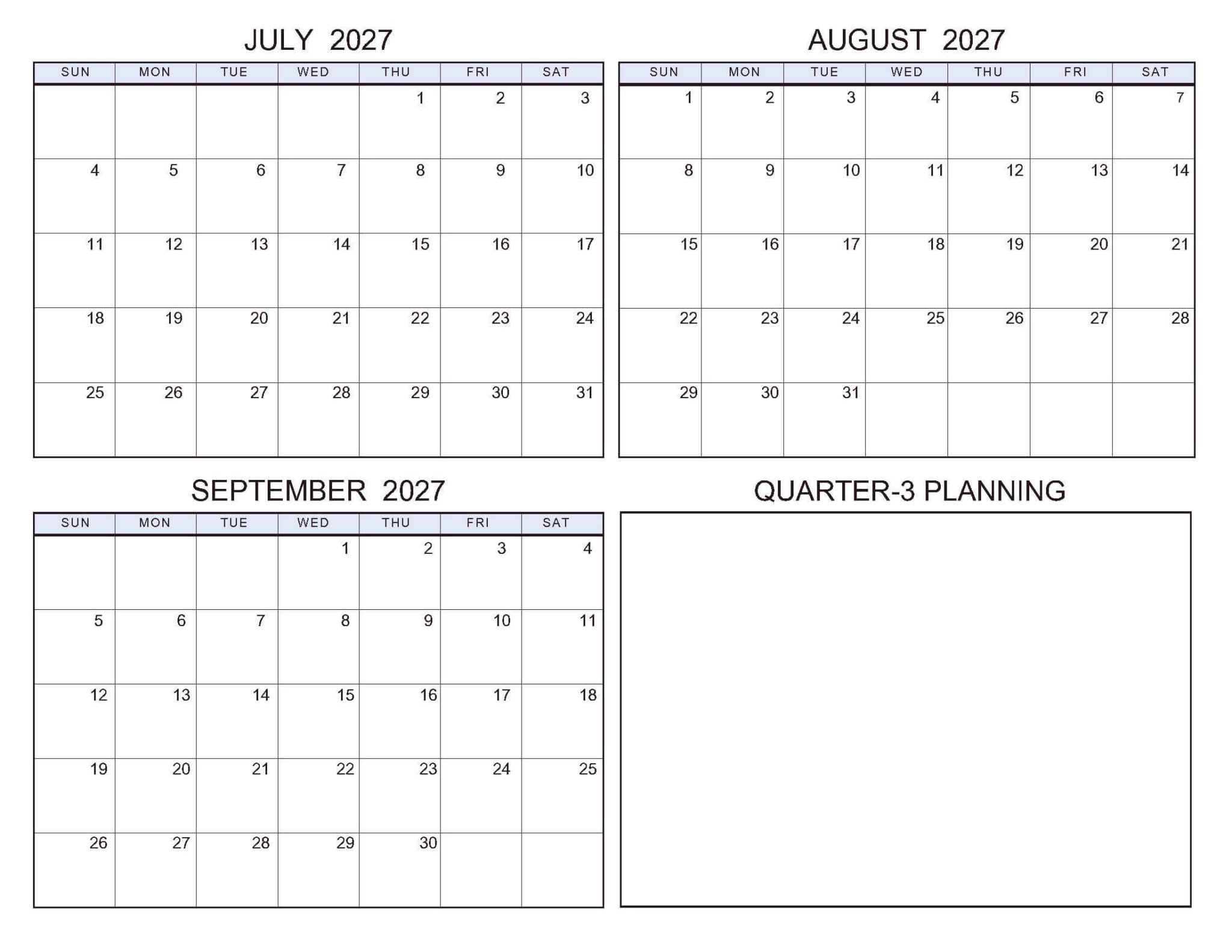 Free Printable 2026 Calendars | Monthly & Weekly Templates